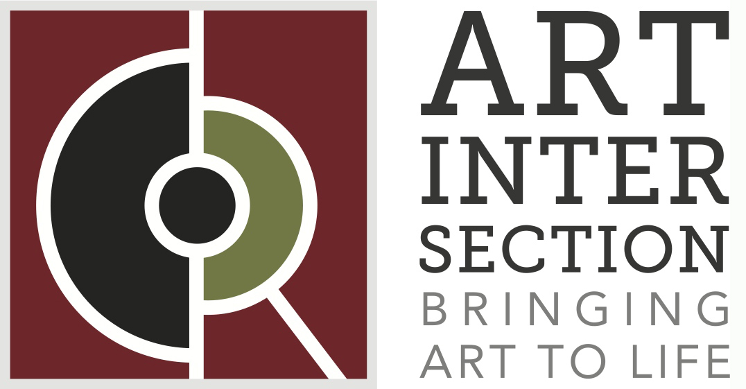 AI Red Logo with Text | Art Intersection