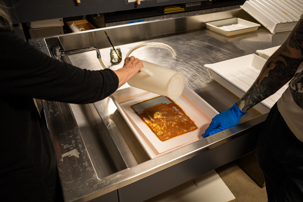 Tri-Color Gum Printing with Diana Bloomfield | Art Intersection