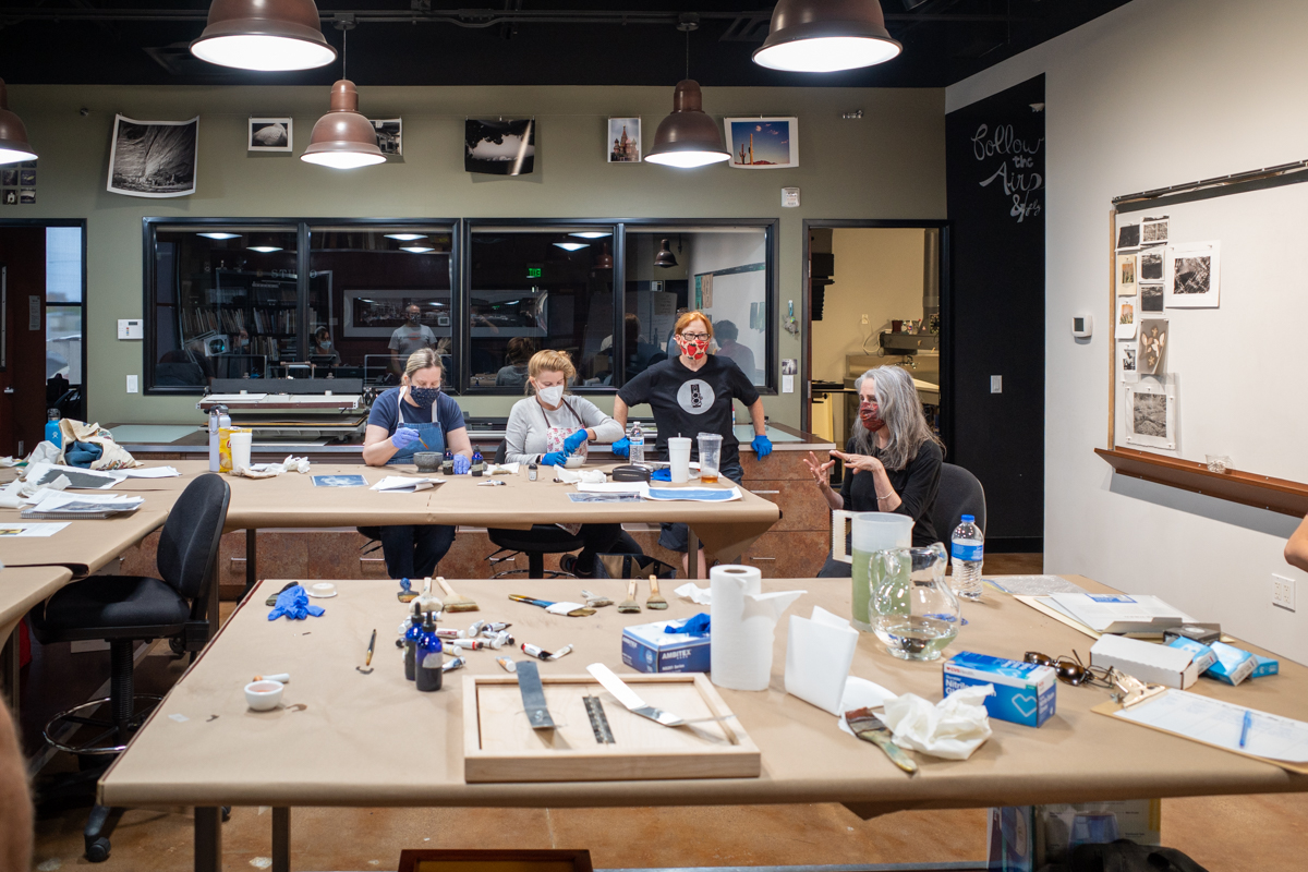 Tri-Color Gum Printing with Diana Bloomfield | Art Intersection